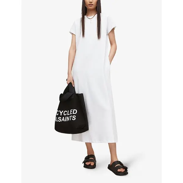 ALLSAINTS Anna Short-sleeve Cotton Maxi Dress