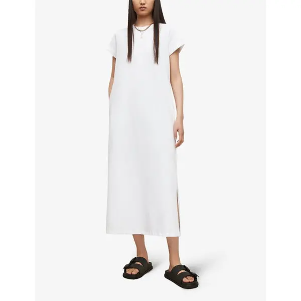 ALLSAINTS Anna Short-sleeve Cotton Maxi Dress