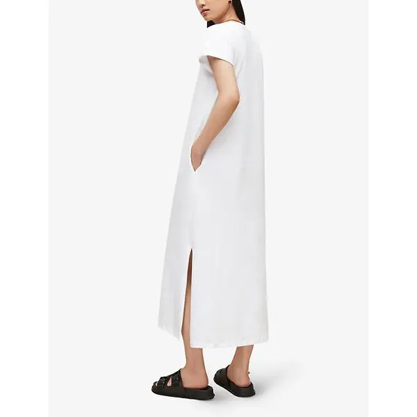 ALLSAINTS Anna Short-sleeve Cotton Maxi Dress