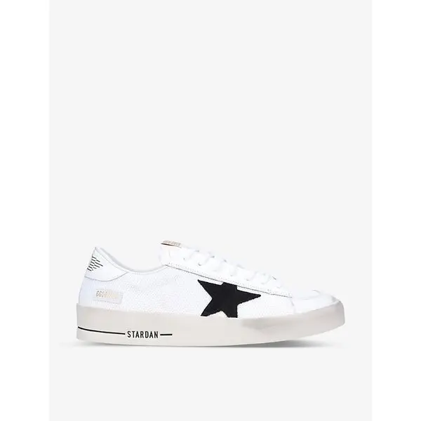 GOLDEN GOOSE Stardan Low-top Trainers - White/blk