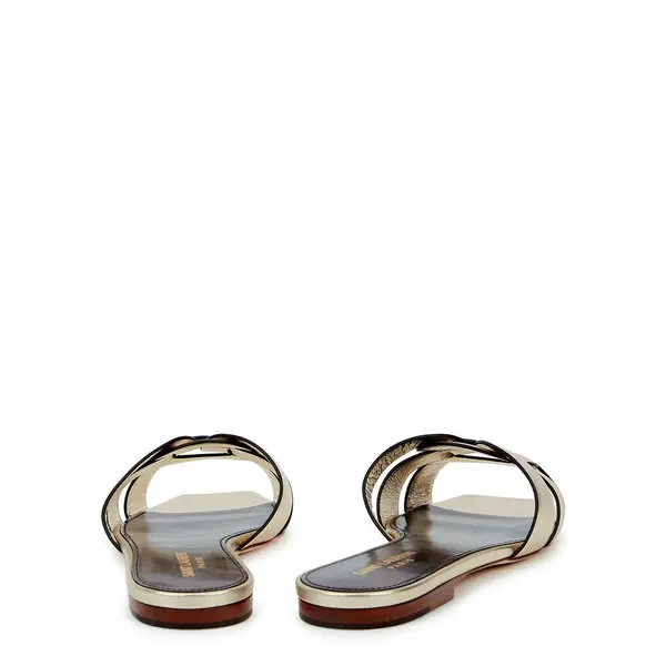 Saint Laurent Nu Pieds Leather Sandals, Sandals, Slip-on