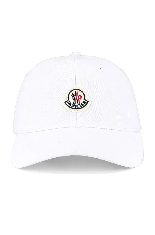 Moncler Baseball Cap - White