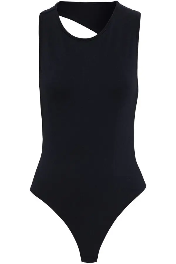SIMONMILLER Cutout Stretch-jersey Bodysuit - Black