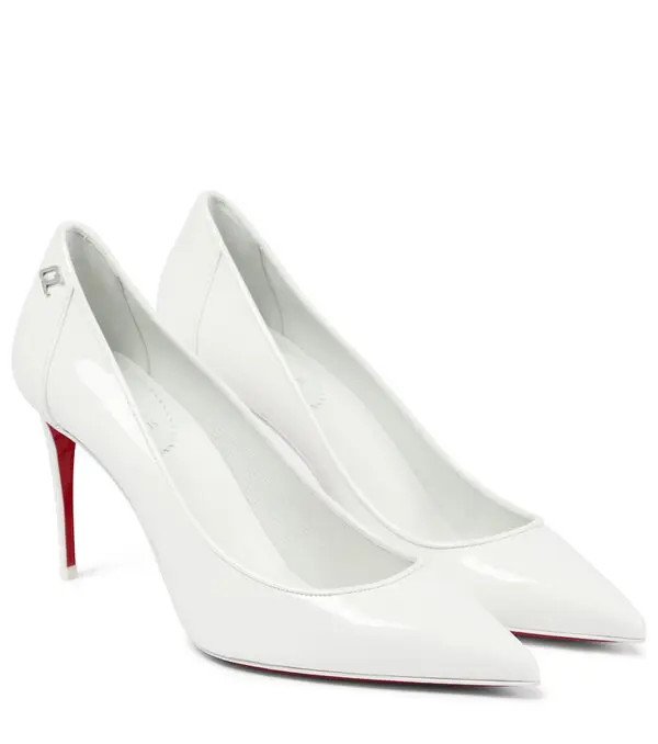 CHRISTIAN LOUBOUTIN Sporty Kate 85 Patent Leather Pumps