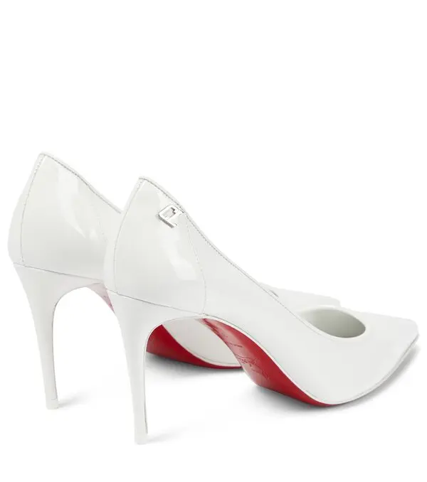 CHRISTIAN LOUBOUTIN Sporty Kate 85 Patent Leather Pumps