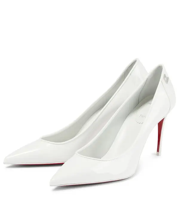 CHRISTIAN LOUBOUTIN Sporty Kate 85 Patent Leather Pumps