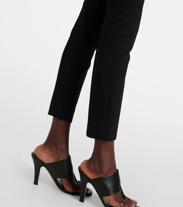 The Row Kosso Wool-Blend Skinny Pants In Black - 44% Off