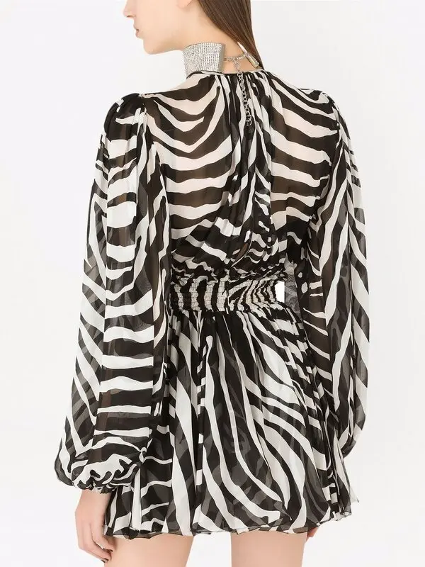 Dolce & Gabbana Zebra-print Mini Dress