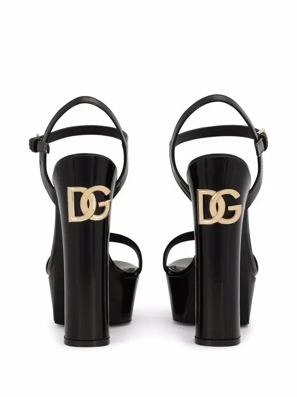 Dolce & Gabbana 145mm Keira Platform Sandals