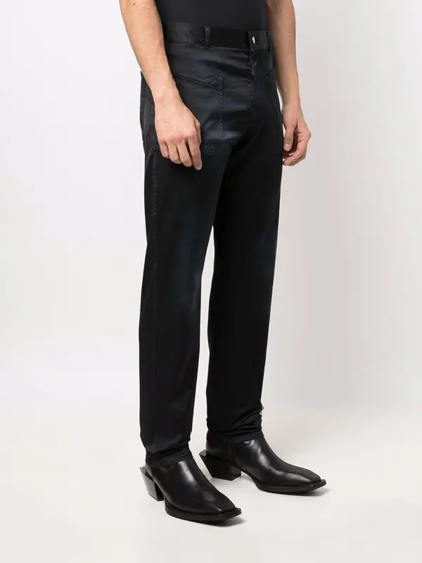 DIESEL® Slim-cut Trousers With Embroidered Logo