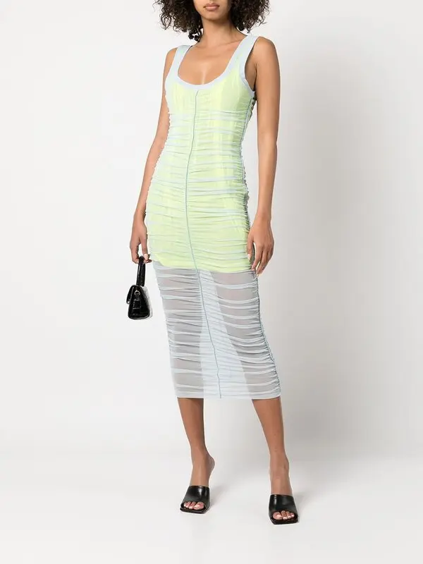 Alexander Wang Double Layer Ruched Dress