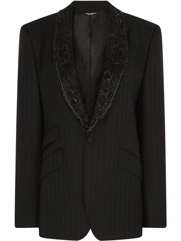 Dolce & Gabbana Pinstriped Blazer