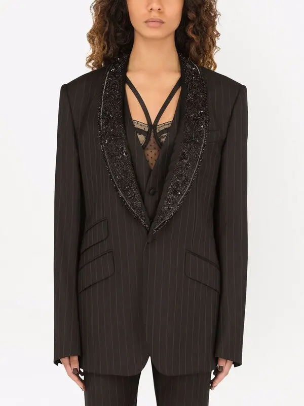 Dolce & Gabbana Pinstriped Blazer