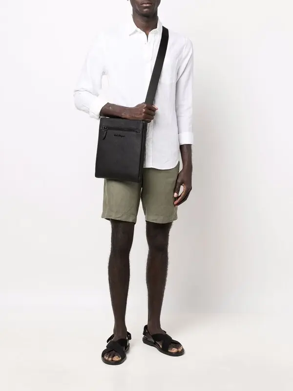 Vince Long-sleeve Linen Shirt