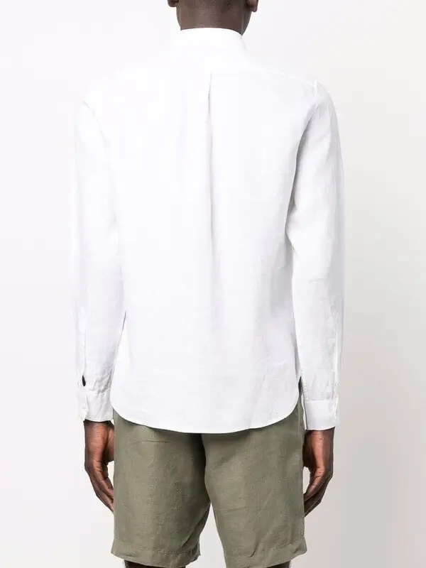 Vince Long-sleeve Linen Shirt