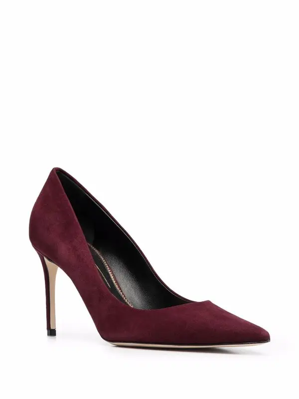 SCAROSSO X Brian Atwood Gigi Suede Pumps - Purple