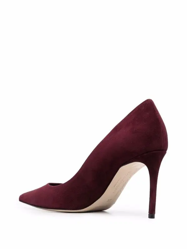SCAROSSO X Brian Atwood Gigi Suede Pumps - Purple