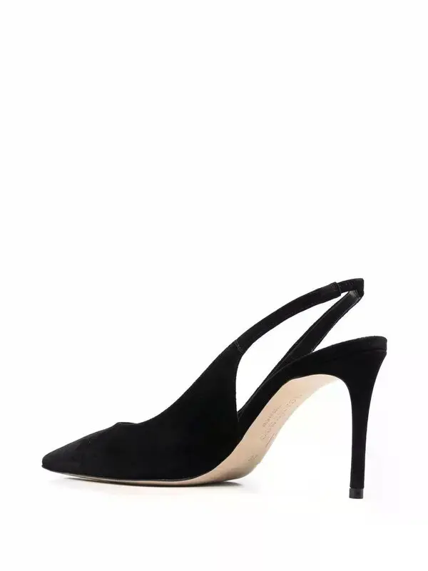 SCAROSSO X Brian Atwood Sutton Slingback Pumps - Black