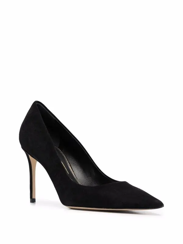 SCAROSSO X Brian Atwood Gigi 95mm Pumps - Black