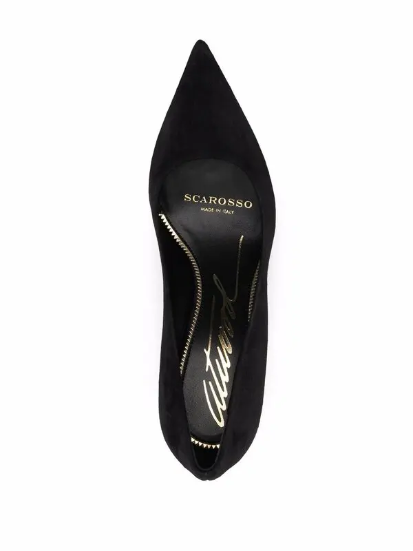 SCAROSSO X Brian Atwood Gigi 95mm Pumps - Black