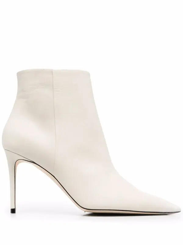 SCAROSSO X Brian Atwood Anya Leather Ankle Boots
