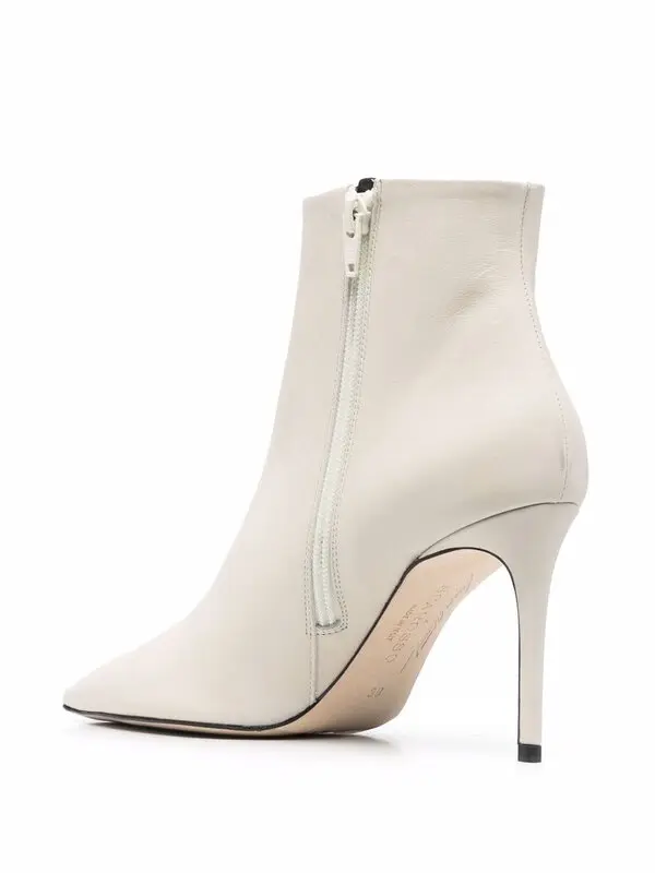 SCAROSSO X Brian Atwood Anya Leather Ankle Boots