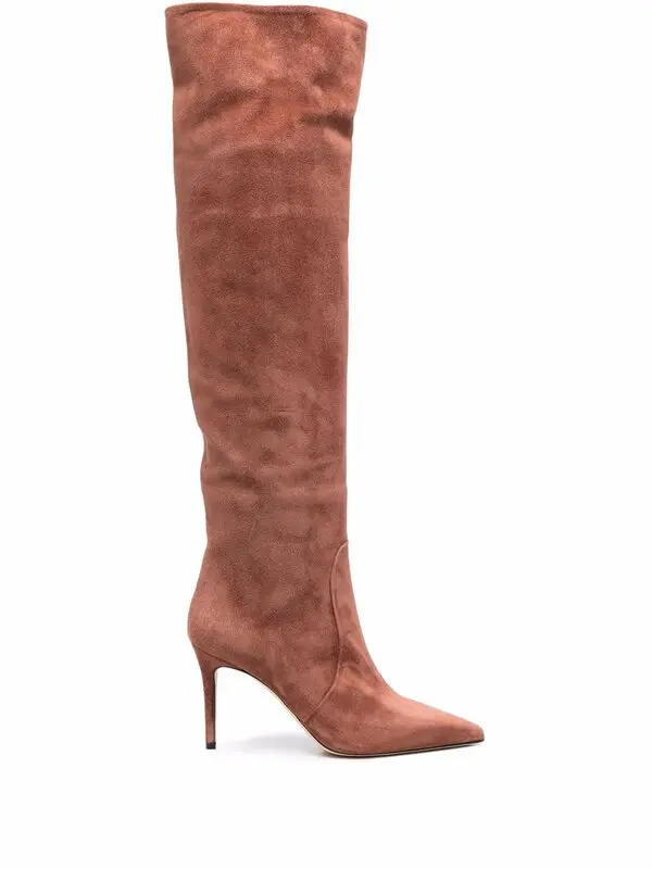 SCAROSSO X Brian Atwood Carra Suede Boots