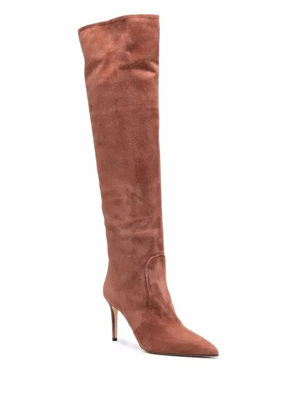 SCAROSSO X Brian Atwood Carra Suede Boots