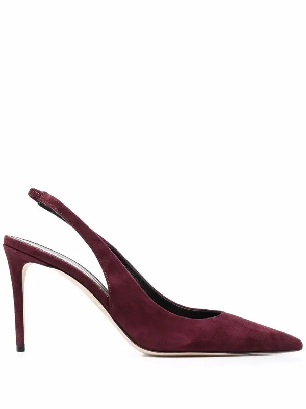 SCAROSSO X Brian Atwood Sutton Slingback Pumps - Purple