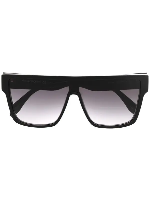 Alexander McQueen Flat-top Sunglasses - Black