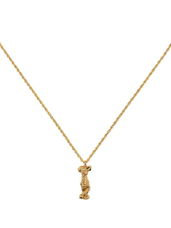 LOVENESS LEE Alphabet Pendant Necklace - Gold