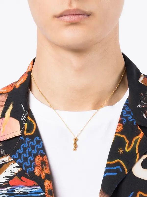 LOVENESS LEE Alphabet Pendant Necklace - Gold