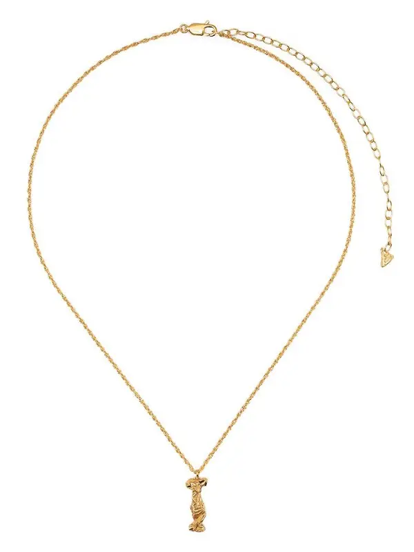 LOVENESS LEE Alphabet Pendant Necklace - Gold