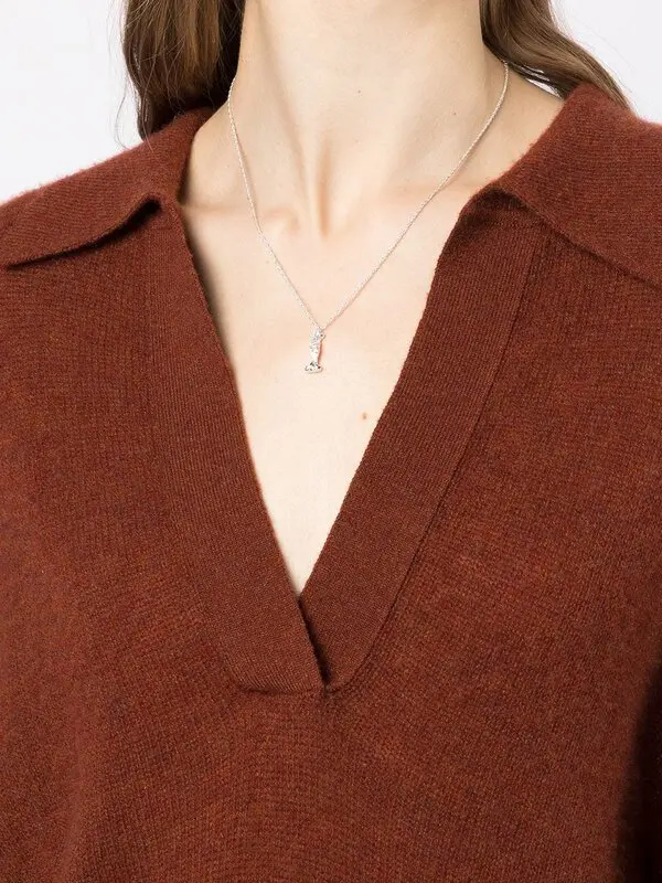 LOVENESS LEE I Alphabet-charm Necklace - Silver