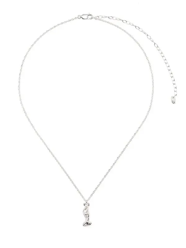 LOVENESS LEE I Alphabet-charm Necklace - Silver