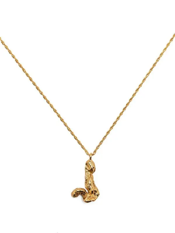 LOVENESS LEE Alphabet-charm Necklace - Gold