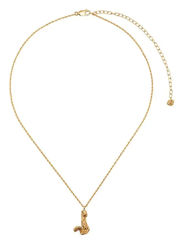 LOVENESS LEE Alphabet-charm Necklace - Gold