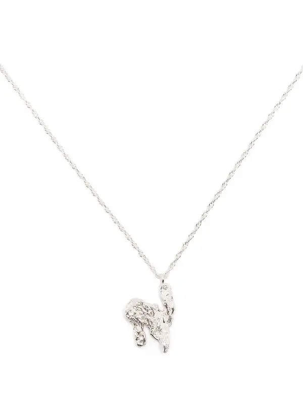 LOVENESS LEE Alphabet-charm Necklace - Silver