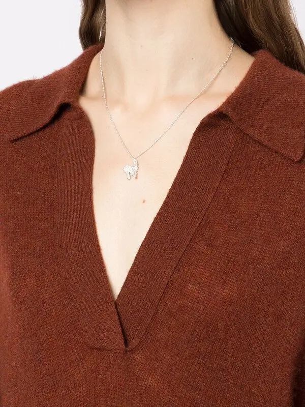 LOVENESS LEE Alphabet-charm Necklace - Silver
