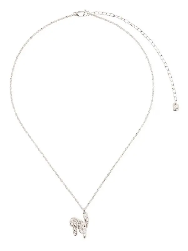 LOVENESS LEE Alphabet-charm Necklace - Silver