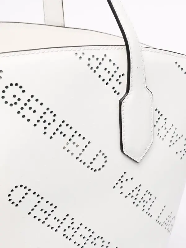 Karl Lagerfeld Punched Logo Tote