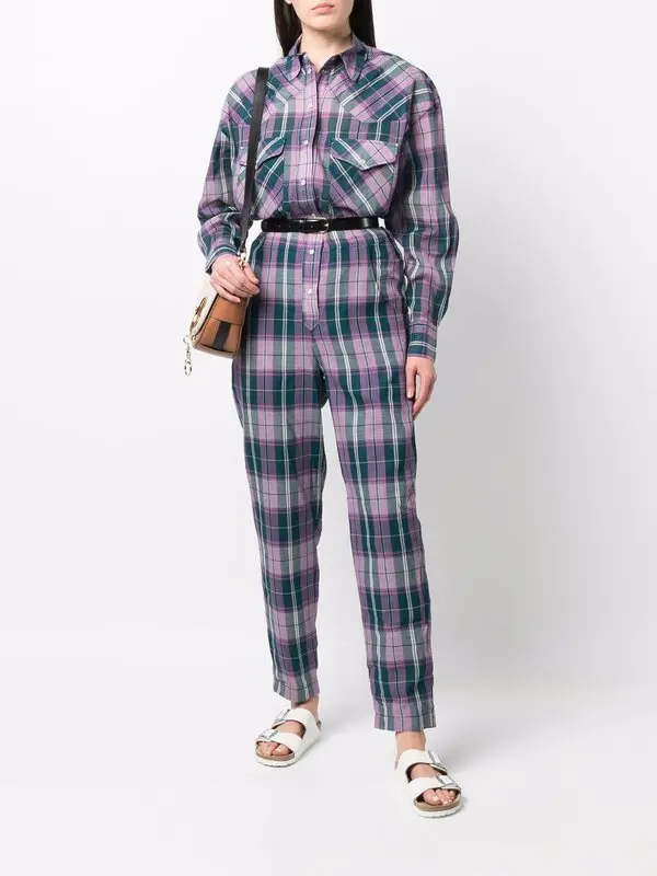 MARANT ETOILE Check-print Jumpsuit