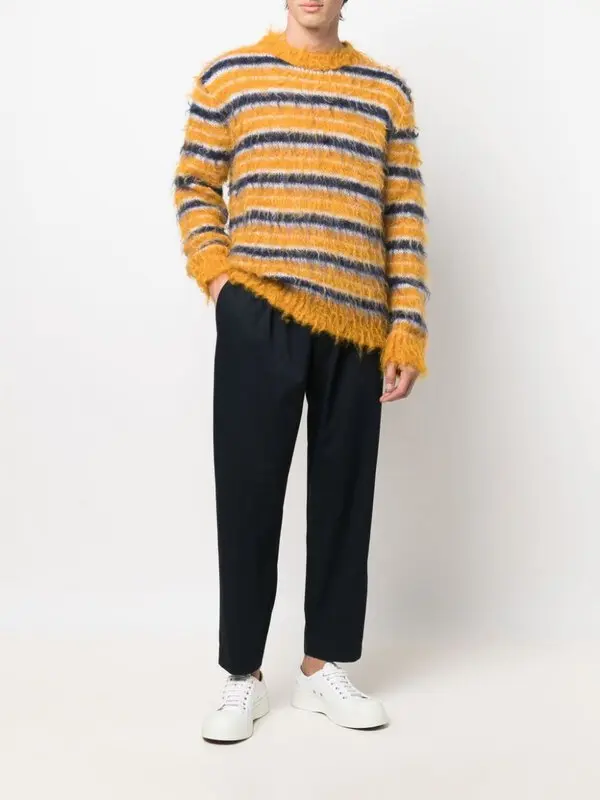 Marni Striped Long-sleeve Sweater