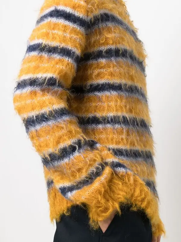 Marni Striped Long-sleeve Sweater