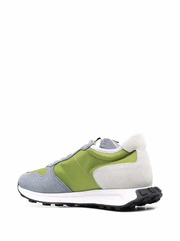 Hogan Logo Panelled Sneakers - Green