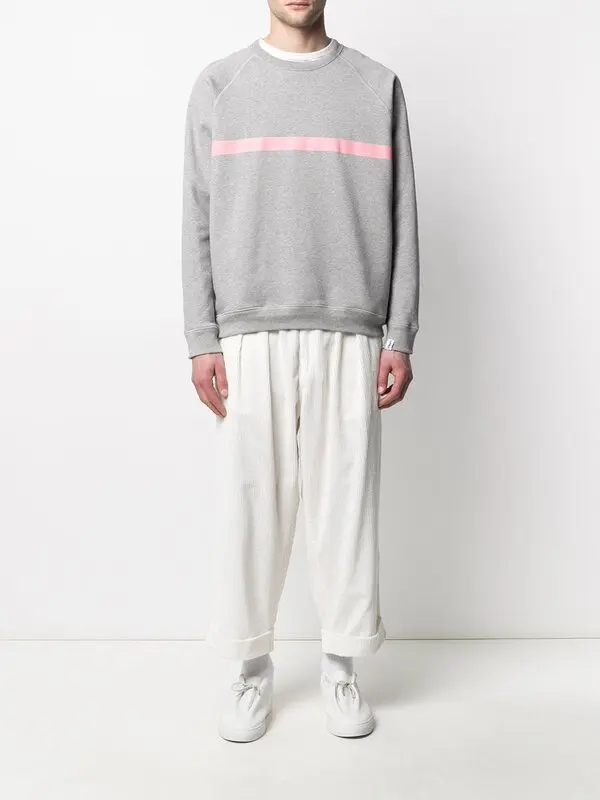 Mackintosh Stripe Detail Sweatshirt