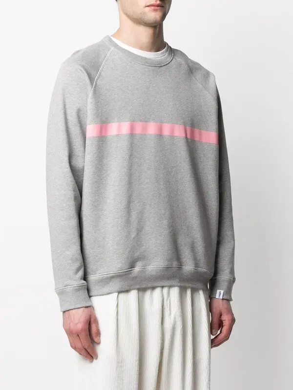 Mackintosh Stripe Detail Sweatshirt