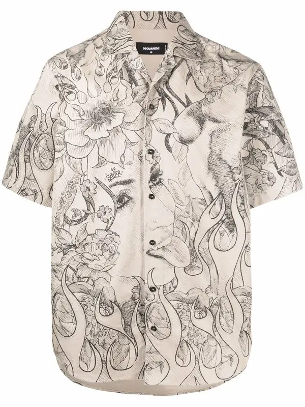 Dsquared2 Graphic-print Shirt