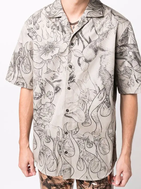 Dsquared2 Graphic-print Shirt