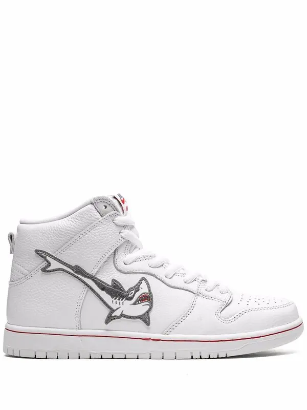 Nike Sb Dunk High Pro Iso Oski Sneakers - White